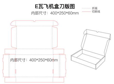 飞机盒刀版图 2