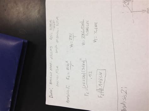 Circular Motion Lab Jesses Physic Labs