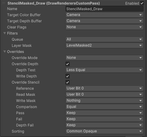 Hdrp Custompass Stencilmask Yes Another One Unity Engine Unity Discussions