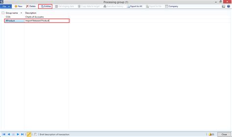 Dynamics AX Tips AX Import Released Products Using DIXF