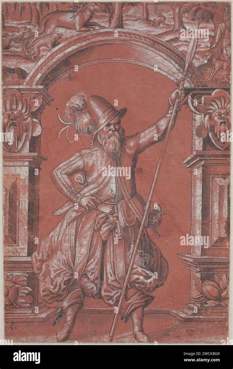 A Swiss Guard Before An Ornamental Arch Stock Photo Alamy