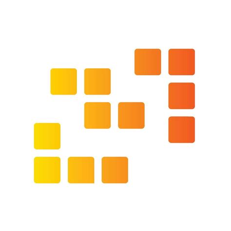 Tetris Flat Gradient Icon White Background 54592754 Vector Art At Vecteezy