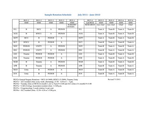 rotating schedule template spark premium template template spark