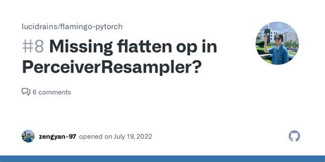 Missing Flatten Op In PerceiverResampler Issue Lucidrains Flamingo Pytorch GitHub