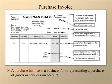 Source Documents Source Documents Business Bank Account Purchase Invoice