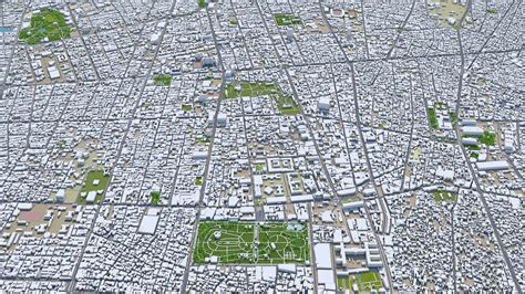 Tehran City Iran 3d Model 60km Flippednormals