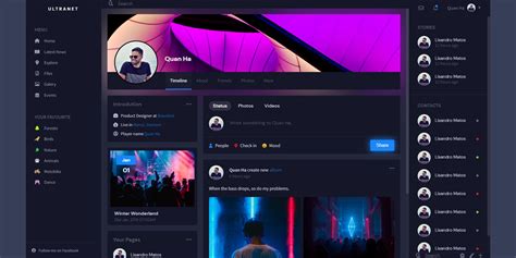 GitHub QuyNguyenn Practice Html Css Javascripts Social Platform Ui