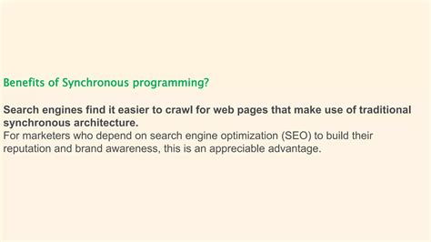 Synchronous Vs Asynchronous Programming Pptx Programming Languages