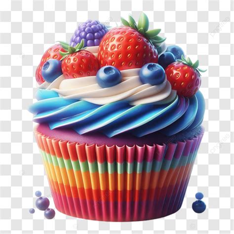 별이 있는 애국적인 컵케이크 컵케익 애국심 별 Png 일러스트 및 이미지 에 대한 무료 다운로드 Pngtree