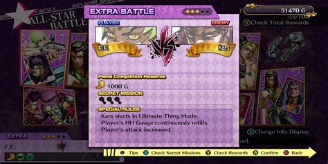 How Many Secret Missions Are In All Star Battle Mode Part 6 In Jojos