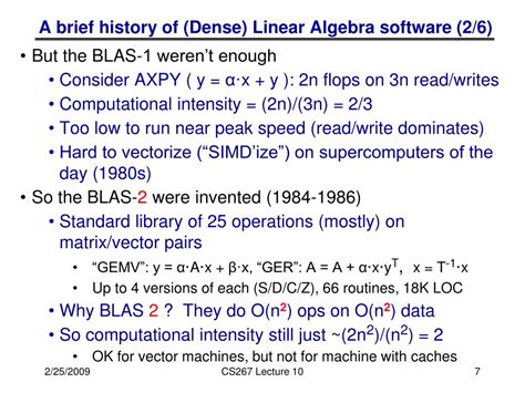 PPT CS Dense Linear Algebra History And Structure Parallel Matrix Multiplication