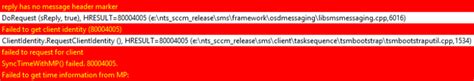 Failed To Get Client Identity 80004005 And Synctimewithmp Failed 80004005 • Christian Nyhuus