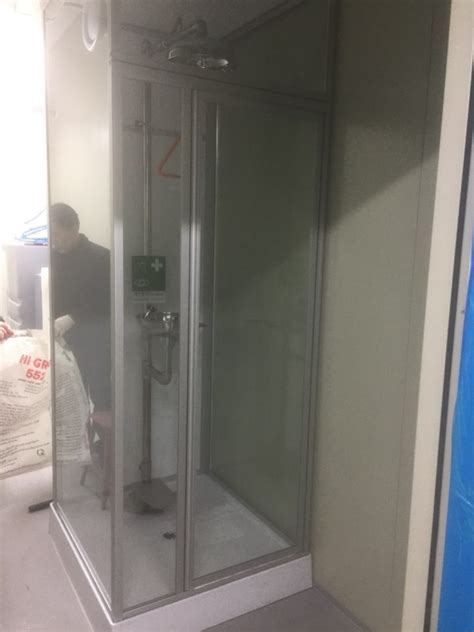성수동 비상샤워부스 여닫이도어 시공완료 샤워부스 에이치비주 홈페이지 방문을 환영합니다