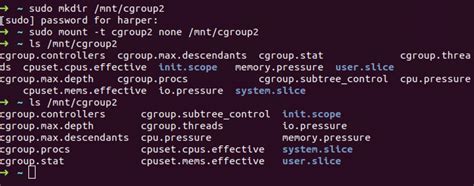 Cgroup Experiments Weis Blog