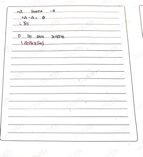 Solved 25 Do An Integer And Its Additive Inverse Always Have