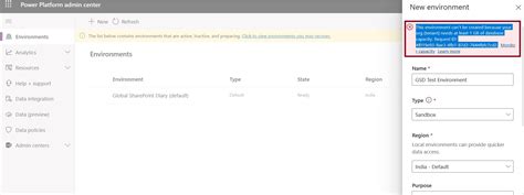Quickly Create Power Platform Development Environment Overview View Of