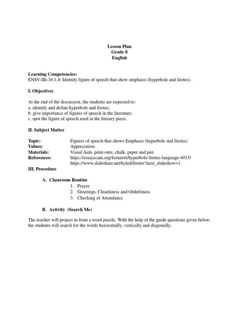 Hyperbole And Litotes Pdf