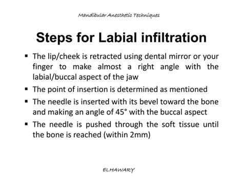 Mandibular Anesthetic Techniques PDF Ear Nose And Throat Conditions Diseases And Conditions