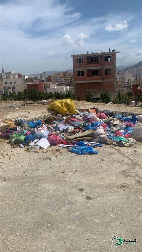 النفايات تغرق حي تمودة 3 بتطوان صدى تطوان البوابة الإخبارية لجهة
