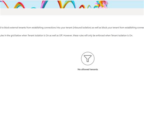 what is tenant isolation and how to restrict cross tenant connectivity in