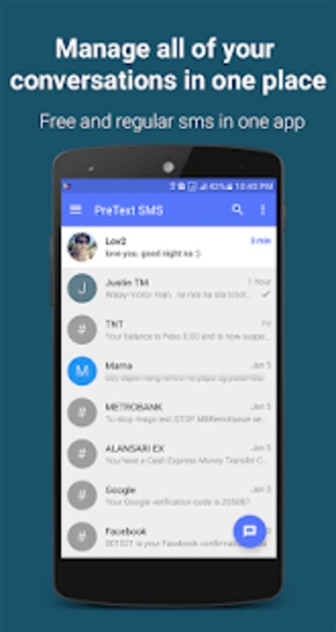 Free Text To Philippines Pretext Sms Smsmms For Android Download