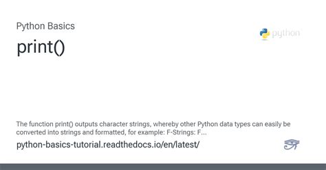 Print Python Basics 25 1 0