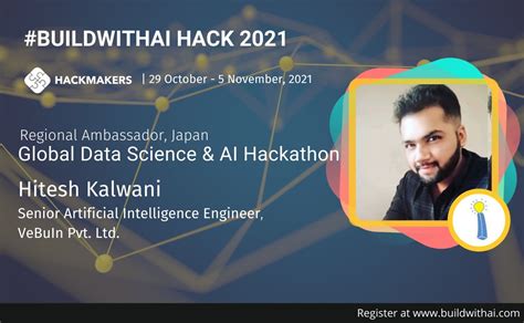 Hitesh Kalwani On Linkedin Buildwithai Innovation Buildwithai Hackathon 39 Comments