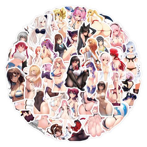 Zestaw naklejek Anime Hentai MIX sztuk za PLN z Poznań Allegro