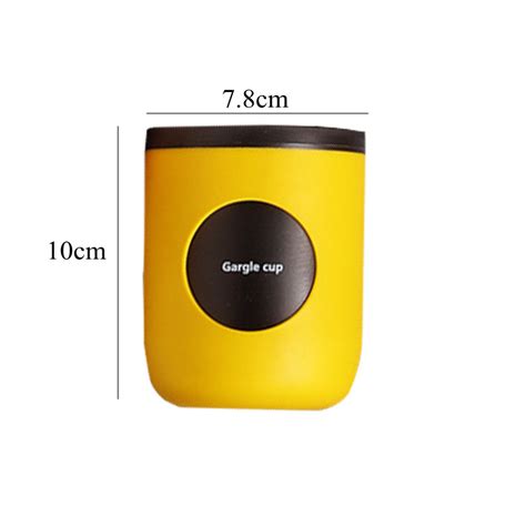 Badu Bg Скандинавска пластмасова домакинска четка за зъби Държач за съхранение на чаша Двойка