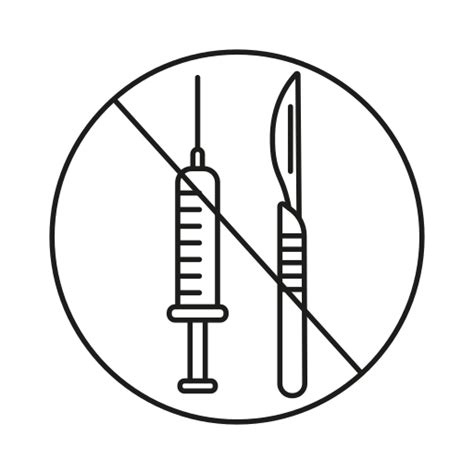 Non Invasive Method Generic Black Outline Icon