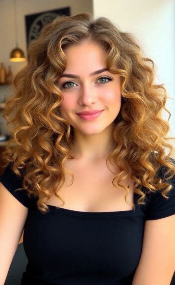 37 Shoulder Length Curly Hairstyles With Layers Soft Layered Golden