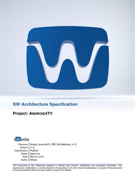 Android4tv Sw Architecture V1 5 Pdf Android Operating System