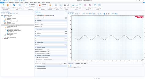 How To Build A Sinusoidal Surface In 2d By Using Comsol Geometry