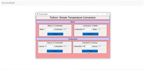 Python Simple Temperature Conversion Free Source Code And Tutorials