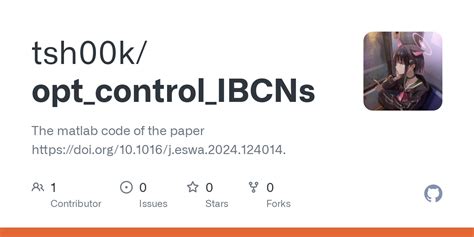 Github Tsh00k Opt Control Ibcns The Matlab Code Of The Paper