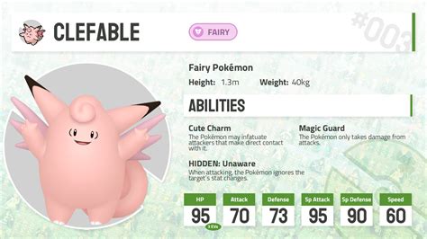 0036 Clefable Pokecharms Pokédex