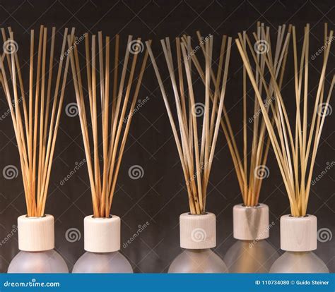 Four Diffuser Sticks Stock Photo Image Of Design Pretty 110734080