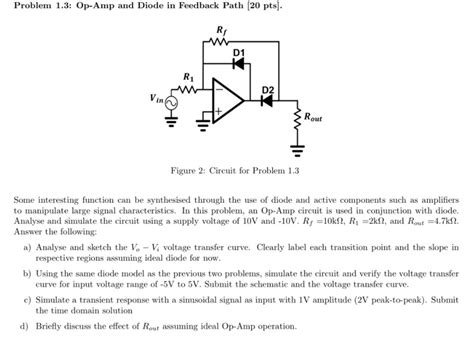 Solved Problem Diode Based Circuit In This Problem The Chegg