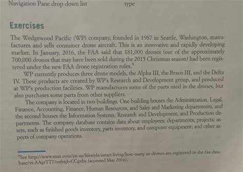 Solved A Create A Microsoft Access Database Named Wp In A