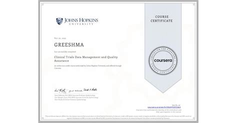 Greeshma Greeshma On Linkedin Completion Certificate For Clinical