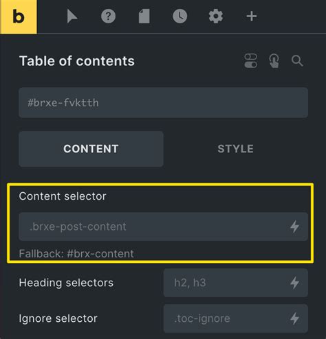 wait a problem about table of content bugs bricks community forum