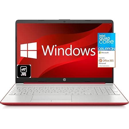 Amazon Com Newest Hp Pavilion Intel Pentium Silver N Gb Gb Ssd Windows Laptop Red
