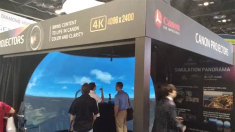 canon shows possibilities at i itsec 2016 display daily