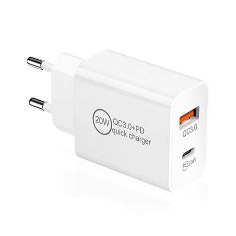 Incarcator Telefon Mobil Incarcator Rapid Pd W Qc Dual Port Adaptor Cap De Incarcare