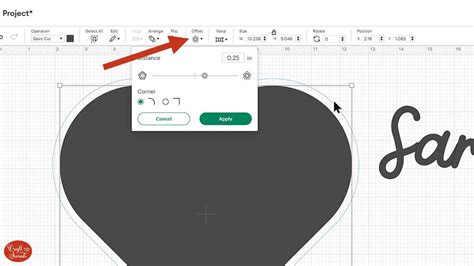 How To Put Text Inside A Shape In Cricut Design Space Craft With Sarah