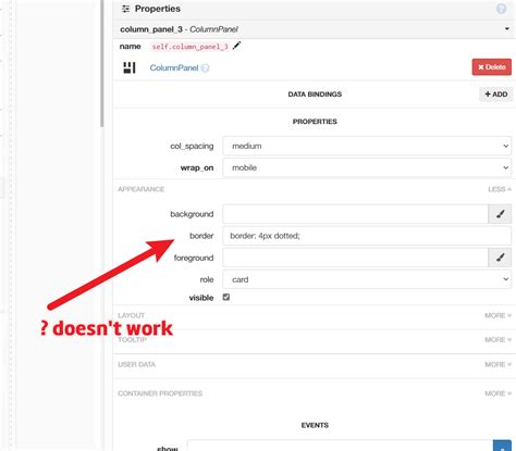 How To Set Border Property For Card Component Anvil Q A Anvil Community Forum