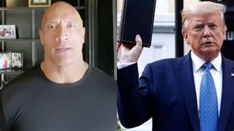 Dwayne Johnson Contro Donald Trump Dove Sei Dovè Il Nostro Leader