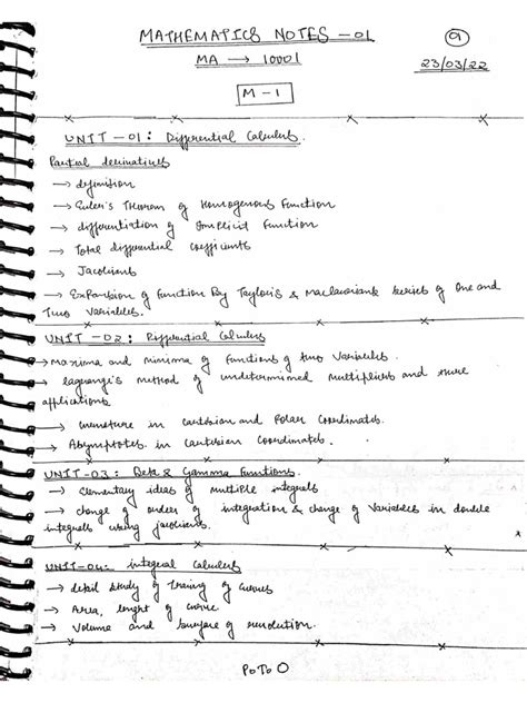 Tanishq Dwivedi M 1 Notes Pdf