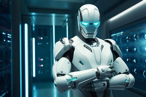 premium ai image advanced robotic bank security