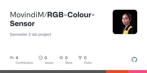 GitHub MovindiM RGB Colour Sensor Semester Lab Project